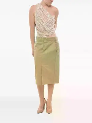 Dsquared2 Sequin-embellished One-shoulder Top