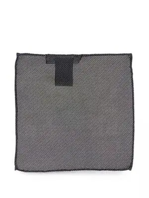 Dsquared2 Open-knit Silk Pocket Square - Blue