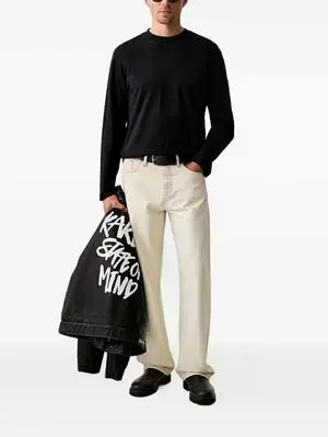 Karl Lagerfeld Logo-patch Long-sleeve T-shirt