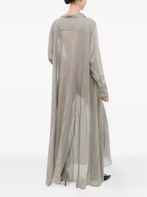 SUPER BLOND Flared Chemisier Maxi Dress