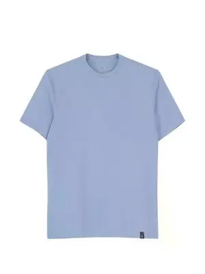 Boggi Milano T-shirt In Stretch Supima Cotton Jersey - Blue