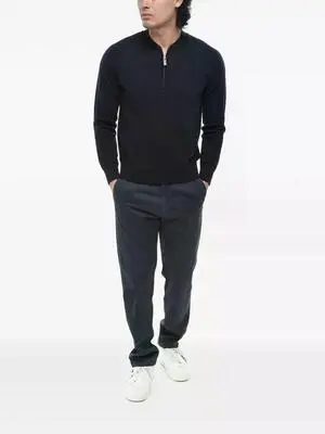 PAOLO PECORA Half-zip Wool Sweater