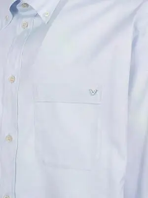 Valentino Garavani Vgold-plaque Pocket Shirt
