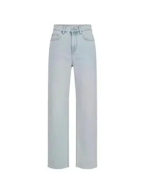Liviana Conti Button-up Straight-leg Jeans - Blue