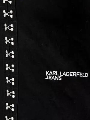 Karl Lagerfeld Layered Mini Dress With Hook-and-eye Detail