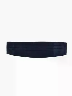 Corneliani Pleated Satin Cummerbund