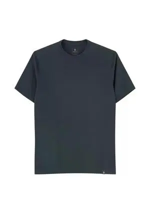 Boggi Milano T-shirt In Stretch Supima Cotton Jersey - Grey