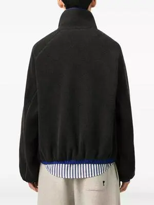 AMI Paris Fleece Vareuse With Patch