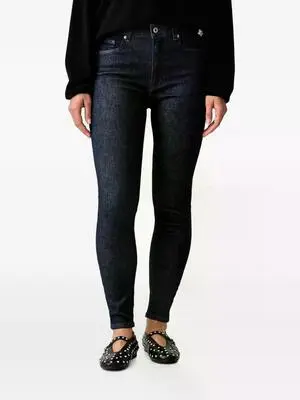 Karl Lagerfeld Logo-patch Skinny Jeans - Blue