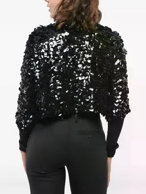 P.a.r.o.s.h Sequin-embellished Cropped Jacket