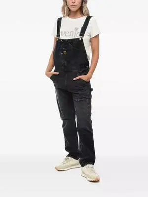 WASHINGTON DEE-CEE Distressed Denim Jumpsuit