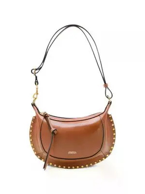 Isabel Marant Étoile Studded Leather Shoulder Bag - Brown