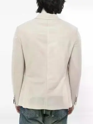 PAOLO PECORA Double-breasted Patch-pocket Blazer