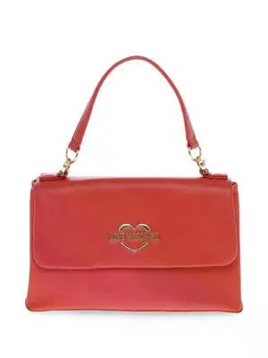 Moschino Logo-plaque Shoulder Bag - Red
