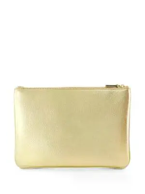 Valentino Garavani Vlogo Signature Crystal-embellished Clutch Bag - Gold