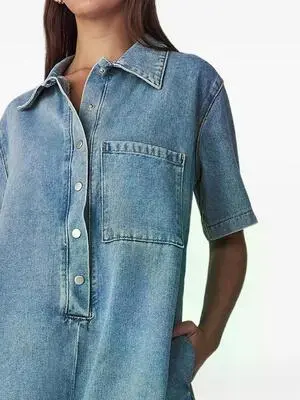 ST MRLO Short Sleeve Denim Jumpsuit
