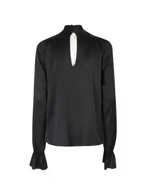Raquel Diniz Moona Drape-neck Blouse