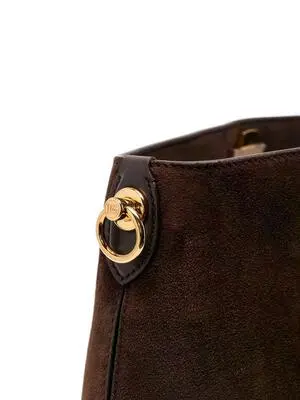 Dolce & Gabbana Suede Cross Body Bag - Brown