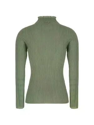 Fabiana Filippi Ribbed-knit Roll-neck Sweater - Green