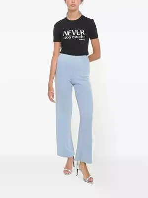 LAMA JOUNI Ribbed Palazzo Pants
