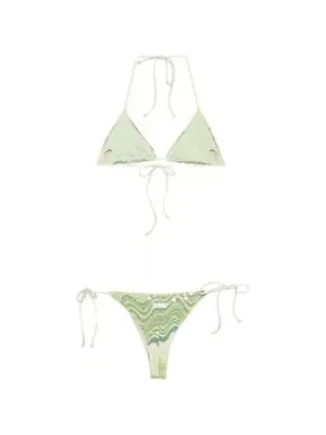MC2 SAINT BARTH Sequin-embellished Zig-zag Bikini