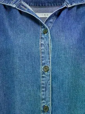 IRO PARIS Julie High-neck Button-up Shirt