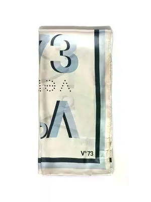 V°73 Logo-print Silk Scarf
