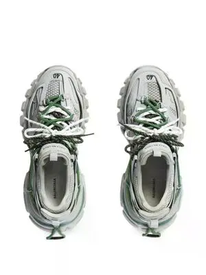 Balenciaga Track Trail Paneled Low-top Sneakers - Grey