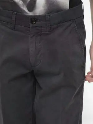 Corneliani Logo-patch Chino Trousers - Blue