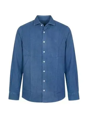 BASTONCINO Spread-collar Denim Shirt
