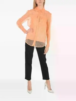 Baum Und Pferdgarten Sheer Organza Shirt With Classic Collar