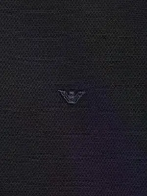 Emporio Armani Full-zip Textured Sweater