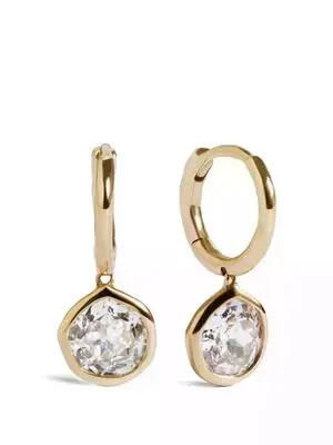 Monica Vinader Siren Solitaire Diamond Earrings - Gold