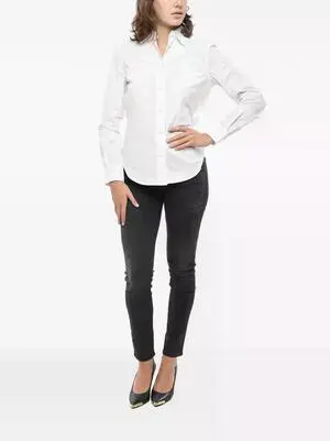 DIESEL® Embroidered French Collar Shirt