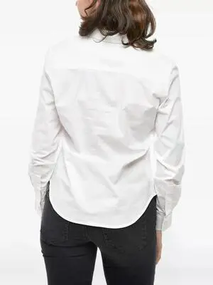 DIESEL® Embroidered French Collar Shirt