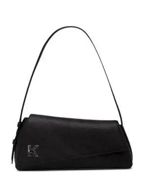 Karl Lagerfeld Logo-plaque Shoulder Bag - Black