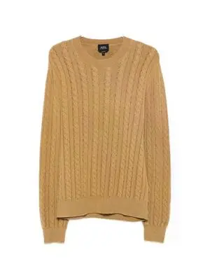 A.p.c. Cable-knit Wool Sweater