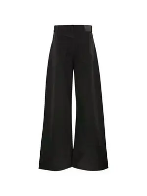 Sportmax Wide-leg Jeans With Metal Hook Detail