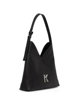Karl Lagerfeld Logo-plaque Tote Bag - Black