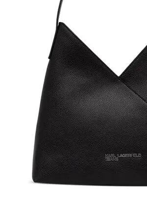 Karl Lagerfeld Logo-plaque Tote Bag - Black