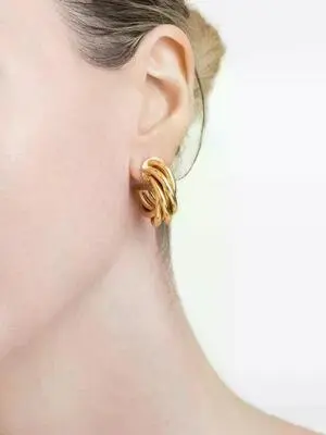 Gas Bijoux Aatik Twisted Hoop Earrings