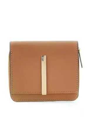 TOD'S Logo-plaque Leather Wallet - Brown