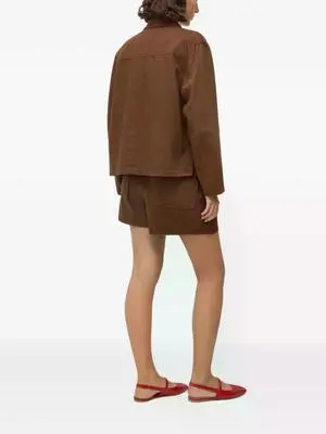 OTTOD'AME Embroidered Waistband Shorts