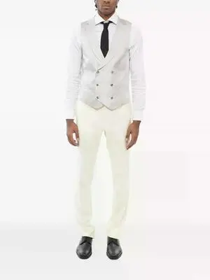 Corneliani Jacquard Double-breasted Waistcoat