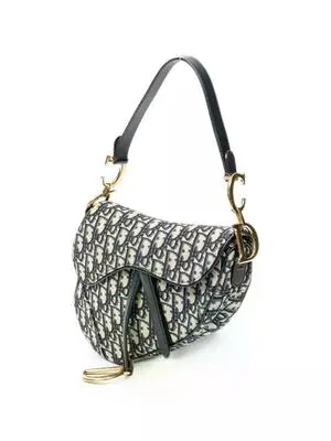 Dior Saddle Oblique Shoulder Bag - Neutrals