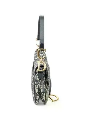 Dior Saddle Oblique Shoulder Bag - Neutrals