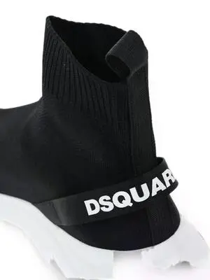 Dsquared2 Logo Detail Sock Sneakers