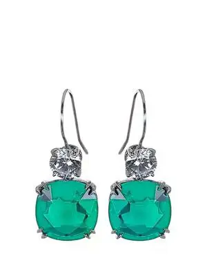 FANTASIA BY DESERIO Fantasia By Deserio Emerald Drop Earrings