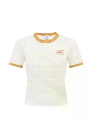 Casablanca Textured T-shirts For Women