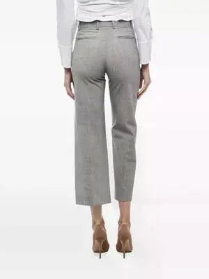 QL2 QUELLEDUE Pressed Crease Cropped Trousers